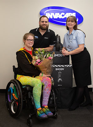 Competition winner empowered to do more with SMOOV one - Invacare ...