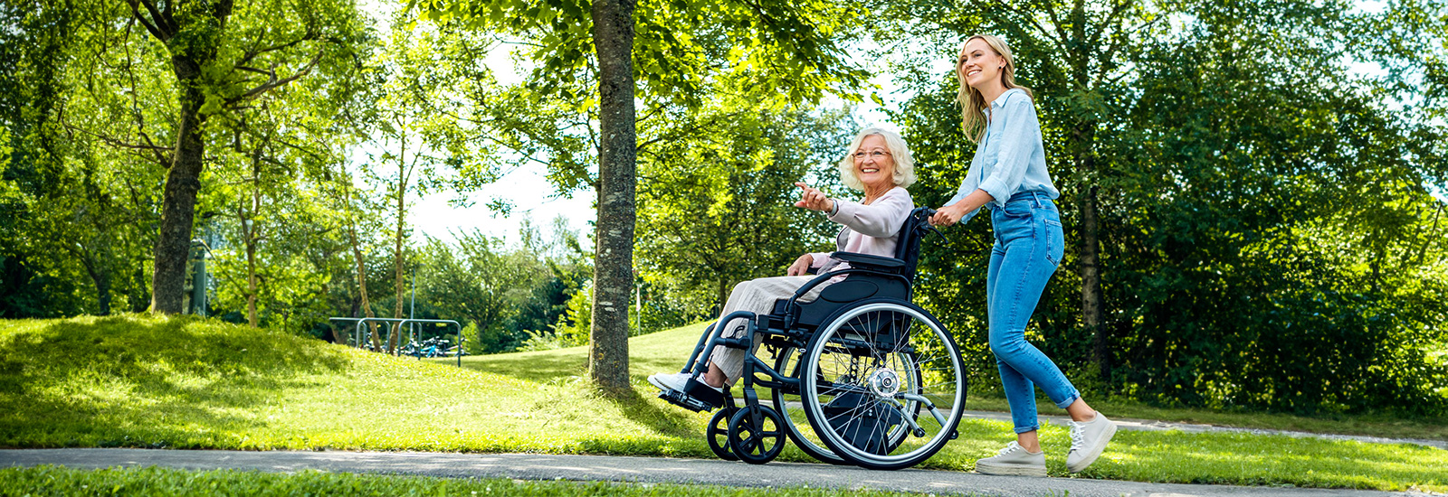 Alber via GO wheelchair push aid - Invacare UK